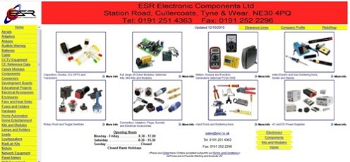ESR Electronic Components Ltd - 0191 251 4363