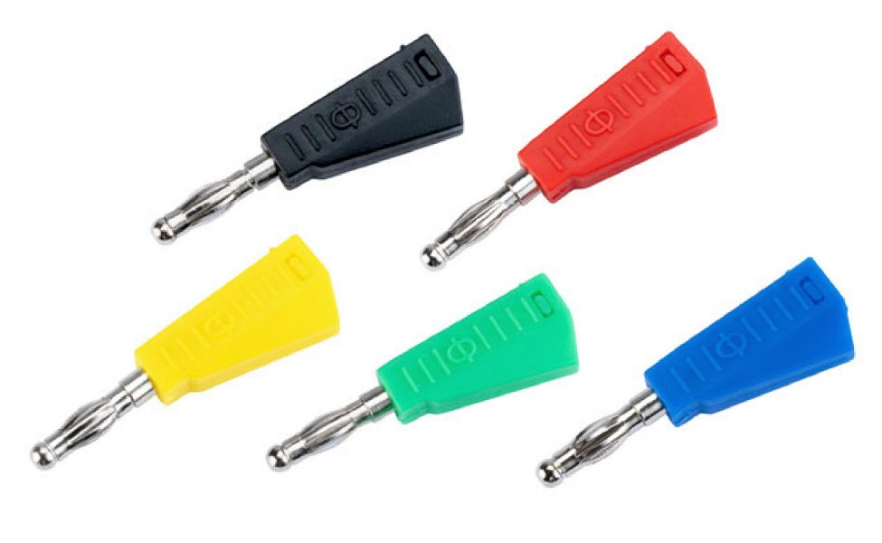 4mm Low Cost Stackable Bunch pin plugs, Solder