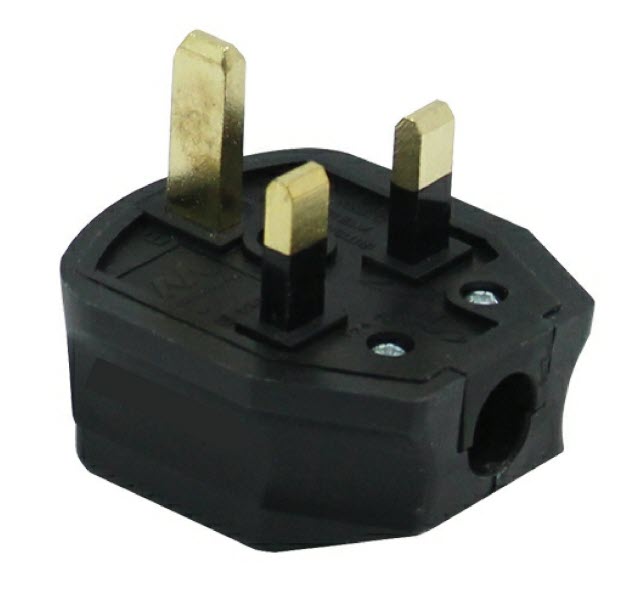 13A Masterplug 7B Heavy Duty Plug, 13A fuse - Black