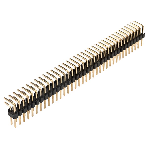 36 Way Double Row Header - R/Angled | 111-436