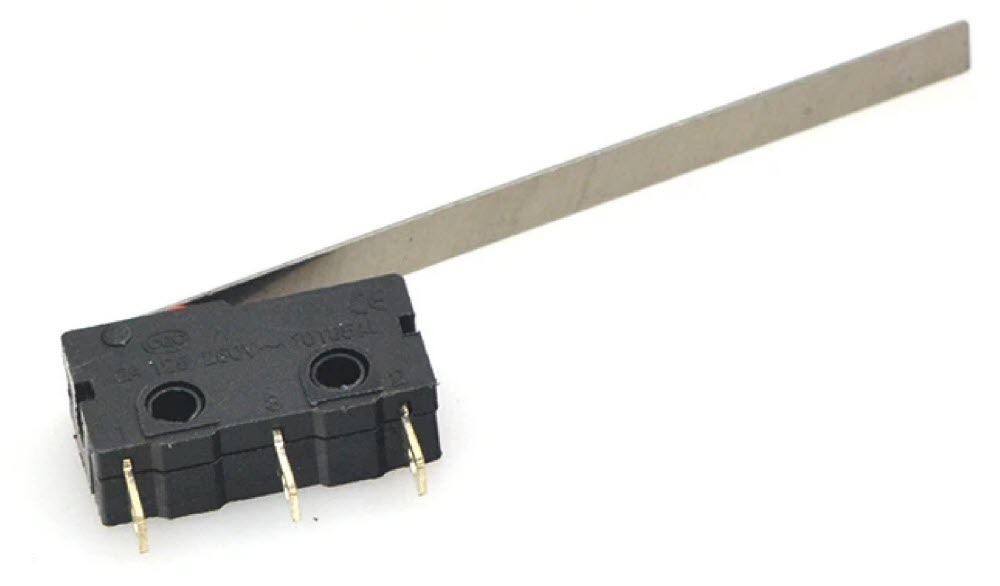 V4 Miniature Micro Switch SPDT - Long Lever (55mm)