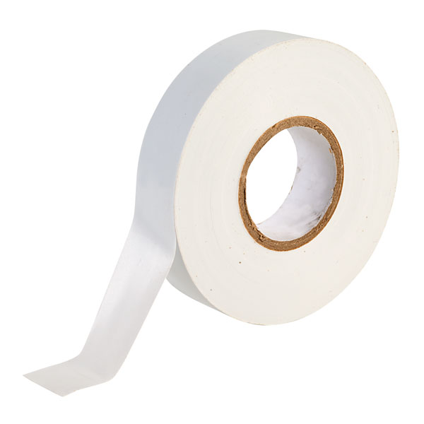 19mmx 33m PVC Tape BS3924 - White | 250-339