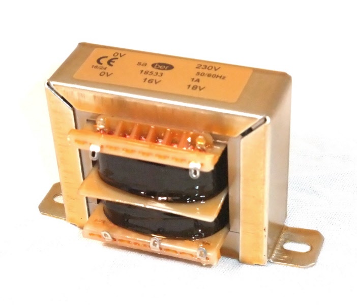 0 - 16 - 18v 1.0A 18VA Open Frame Transformer | 319-025
