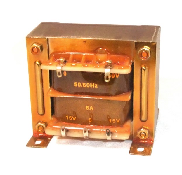 15 - 0 - 15v 5.0A 150VA Open Frame Transformer | 319-080