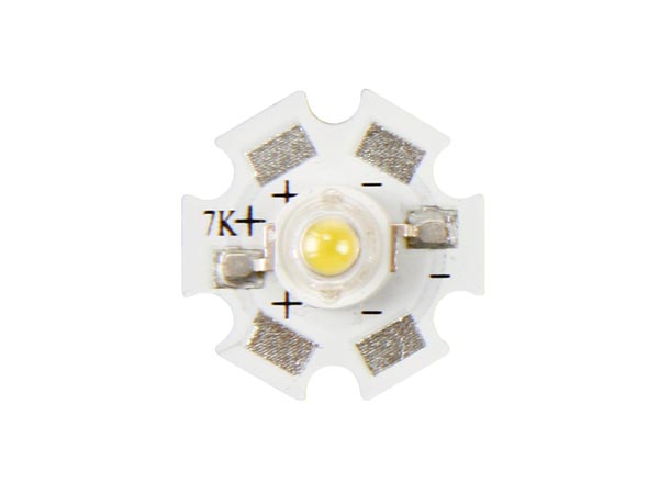 3W High Power LED Star - Cold White 230lm | 709-932