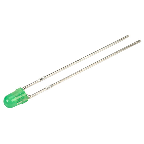 3.0mm Miniature Low Current LED - Green | 711-370
