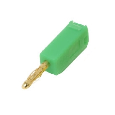 2mm Stackable Bunch Pin Plug, Solder - Green | 071-085