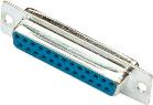 25 Way D Socket (Female) - Solder Bucket | 109-015