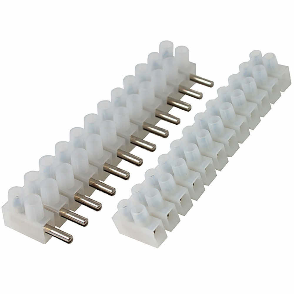 6A 12 Way Pluggable Nylon Terminal Strip CTSN431/12MF | 133-126