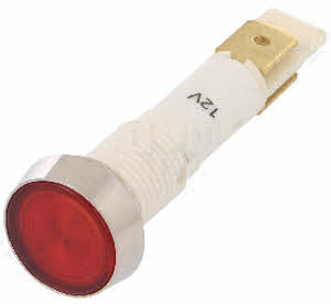 12V AC/DC LED Panel Indicators, 10mmØ