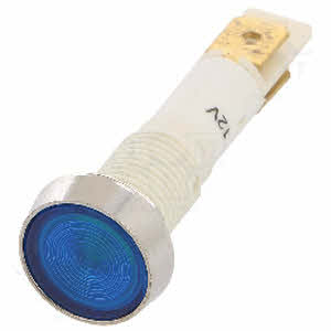 12V AC/DC LED Panel Indicators, 10mmØ